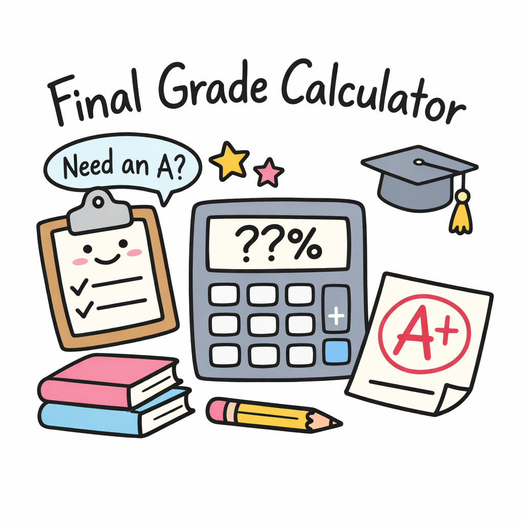 What Do I Need on My Final? Online Final Exam Grade Calculator