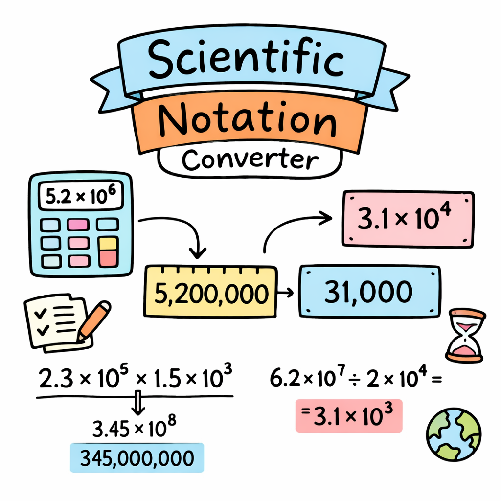 Scientific Notation Converter – Convert To and From Scientific Notation