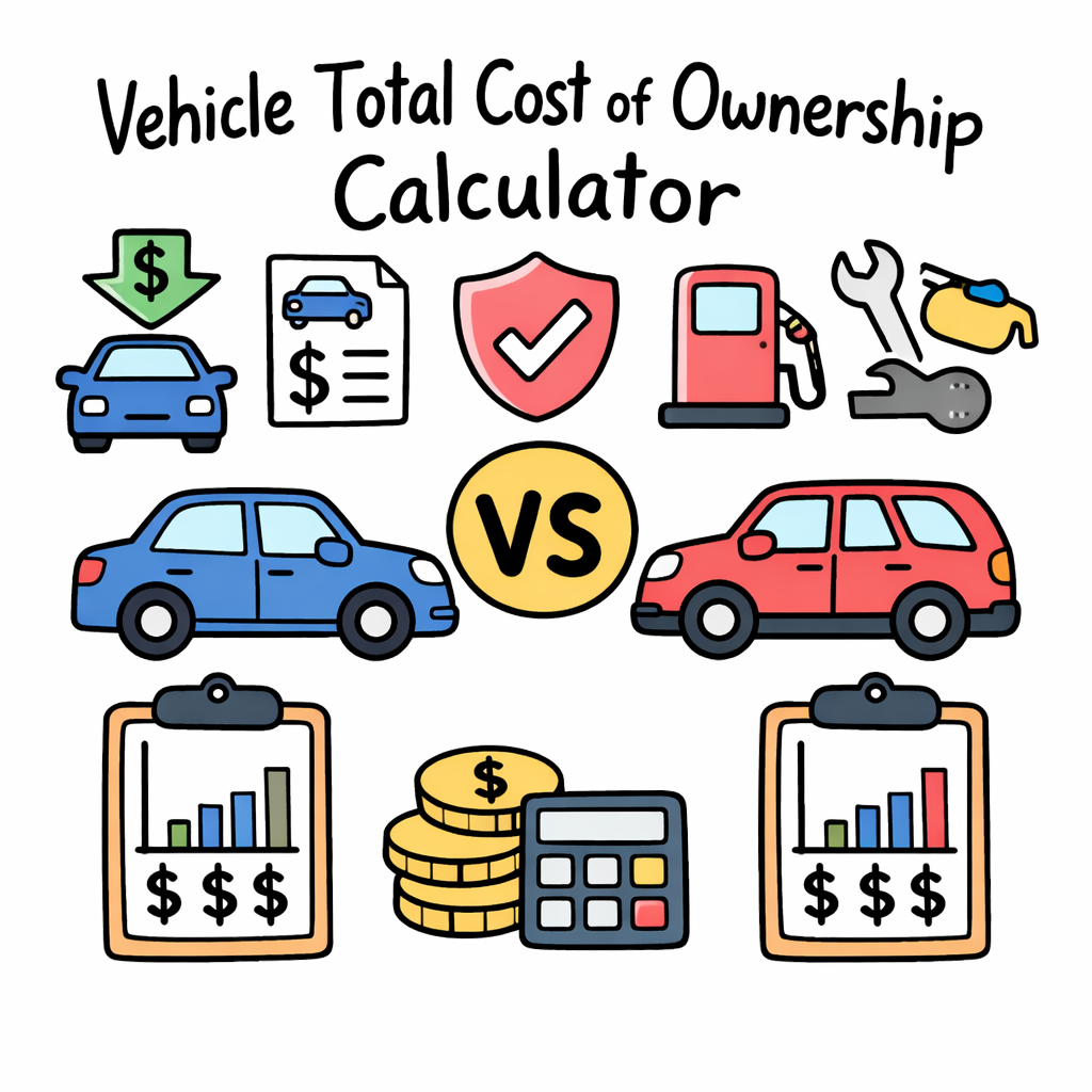 Vehicle Total Cost of Ownership Calculator – True Cost to Own a Car