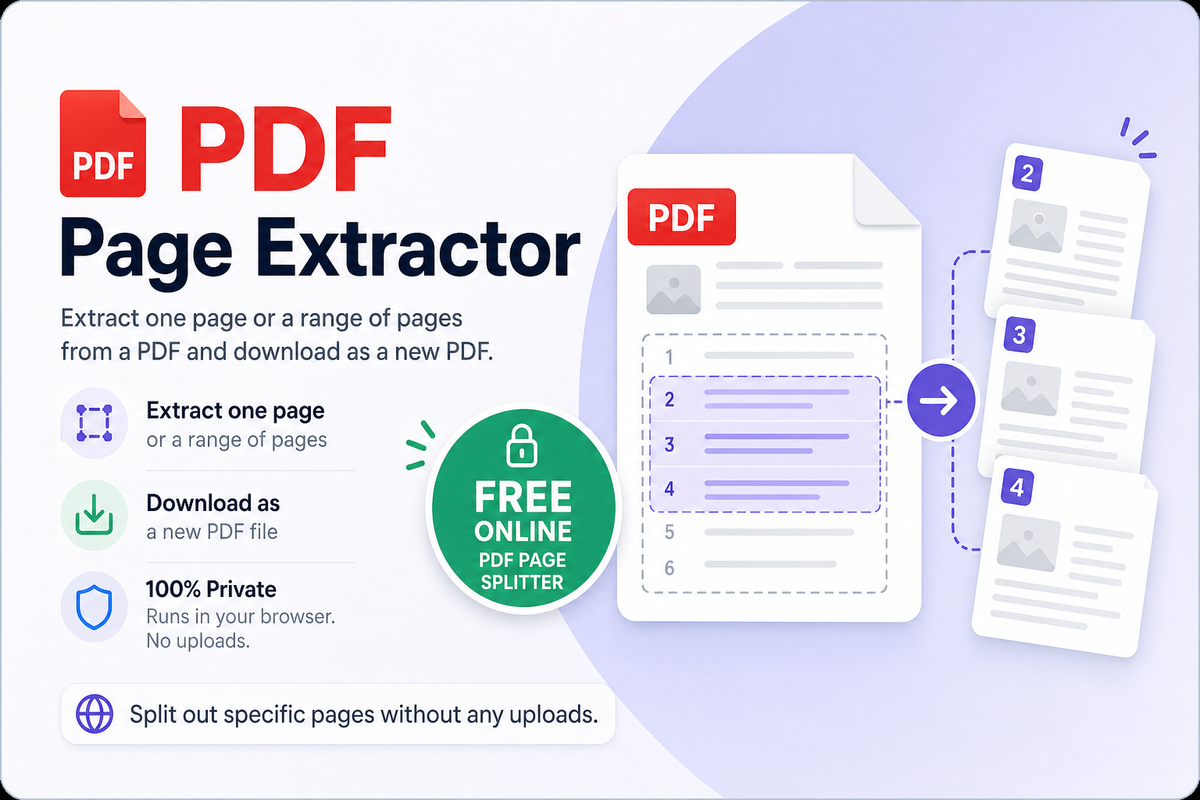 PDF Page Extractor - Extract Pages from a PDF Free Online