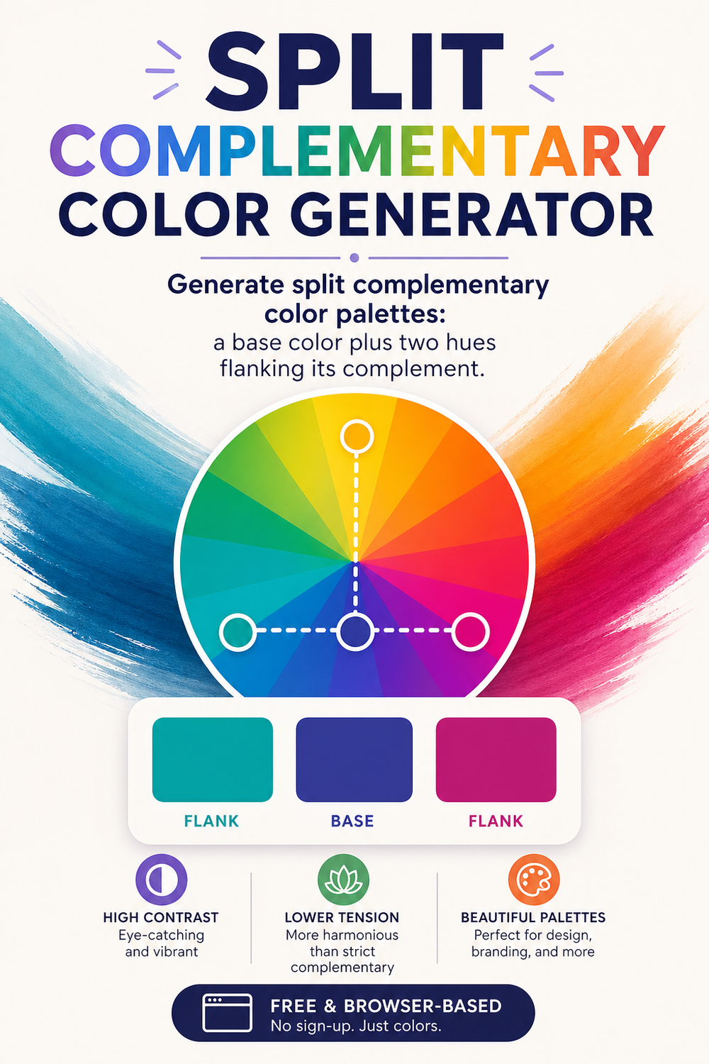 Split Complementary Color Generator – Free Online Color Harmony Tool